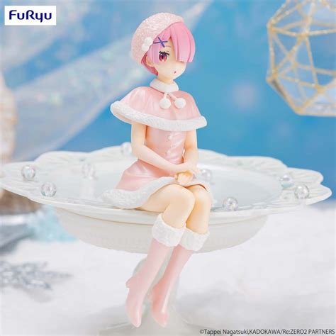 Re Zero Starting Life In Another World Ram Snow Princess Pearl Color Ver Noodle Stopper
