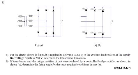 Solved Fig A Fig B A For The Circuit Shown In Fig A Chegg