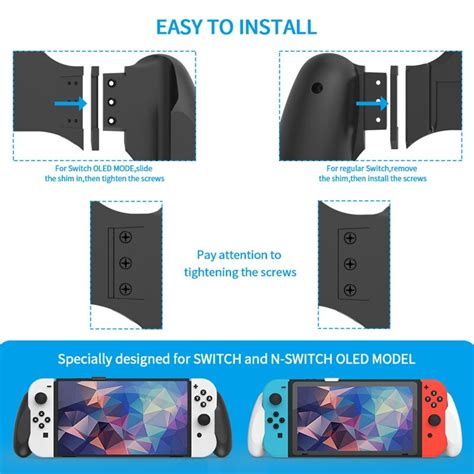 Hand Grip Compatible With Switch Oled Switch Comf Vicedeal