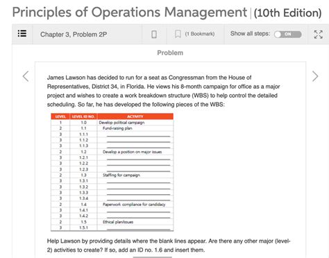 Solved Principles Of Operations Management 10th Edition