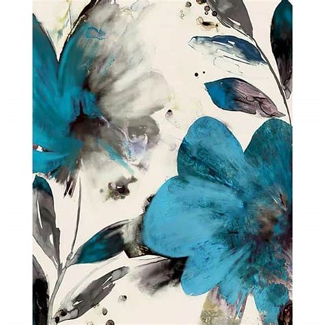 Рисуване по номера Триптих сини цветя 3 40х50 см Рисуване по номера Acrylio