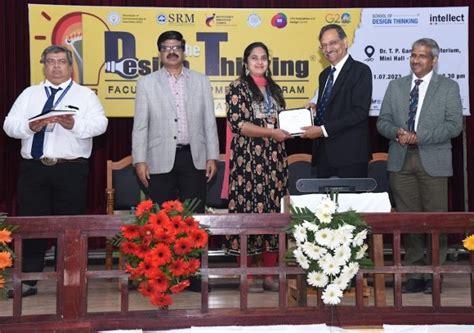 Srm Institute Of Science And Technology School Of Design Thinking And Intellect Come Together To