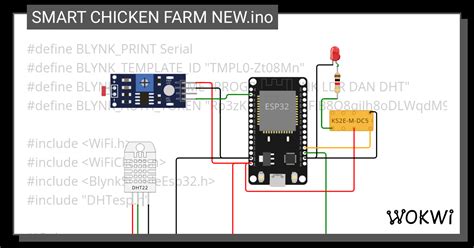 Topik 8 Challenges SMART CHICKEN FARM Ino Wokwi ESP32 STM32 Arduino