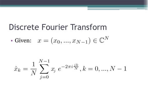 Ppt Fast Fourier Transform Powerpoint Presentation Free Download