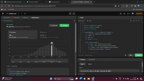 Sairam Patra On Linkedin Codingchallenge Binarysearch Dsa Problemsolving Progress