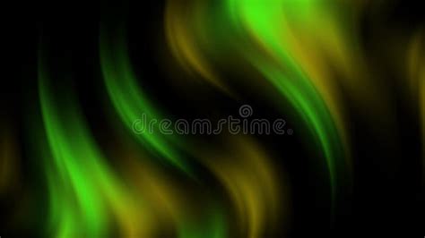 Digital Animation Of Liquid Fluid Abstract Green And Yellow Wave Elegant Modern Gradient Loop