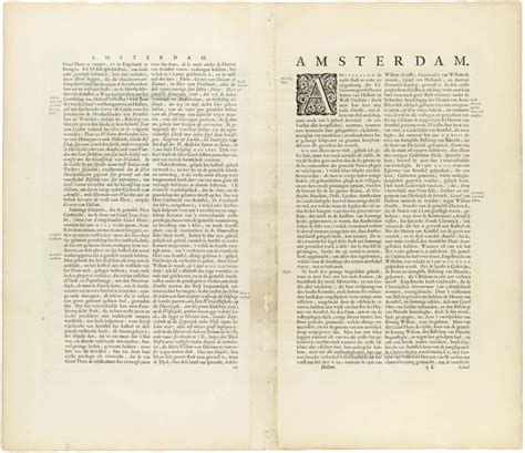 Amsterdam By Joan Blaeu Sanderus Antique Maps Antique Map Webshop