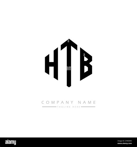 Htb Letter Logo Design With Polygon Shape Htb Polygon And Cube Shape Logo Design Htb Hexagon