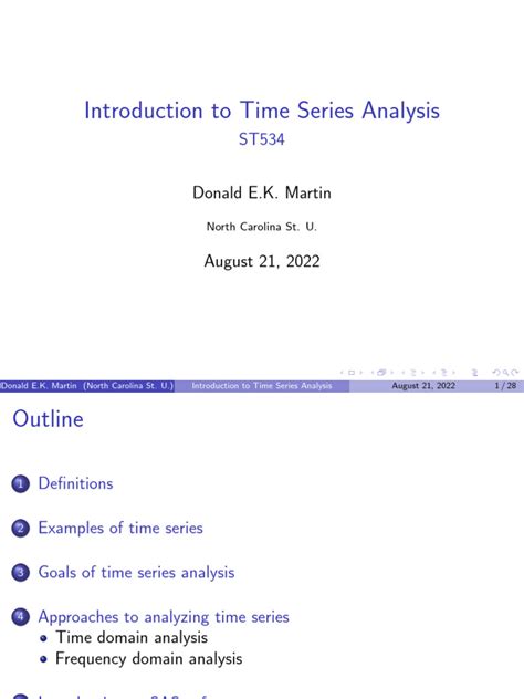 intro to time series pdf time series stochastic process