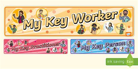 My Key Person Display Banners Eyfs Classroom Management