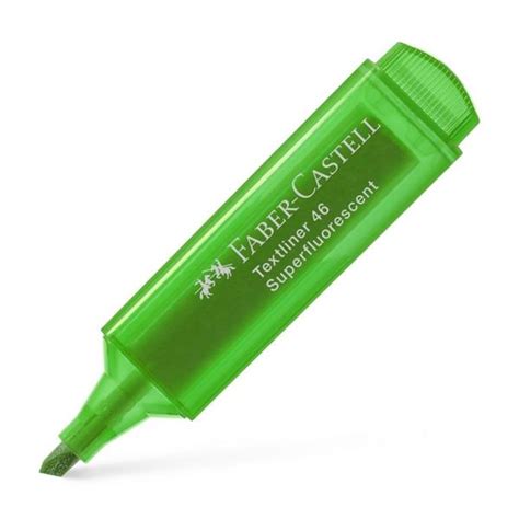 Green Super Fluorescent Highlighter Faber Castell Diwan
