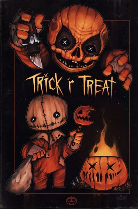 Pin By Jeanne Loves Horror💀🔪 On Trick R Treat Sam Halloween Art
