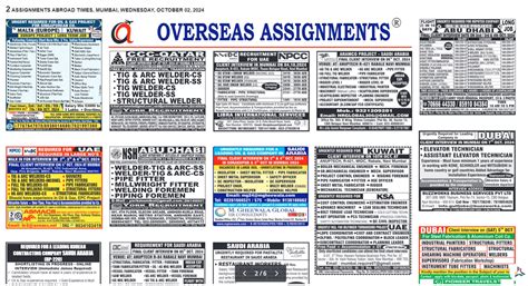 assignment abroad times 02nd october 2024 — assignment abroad times