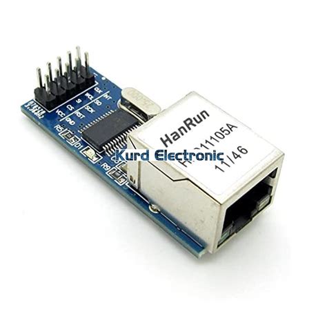 Mini Enc28j60 Ethernet Network Module Spi Kurd Electronic