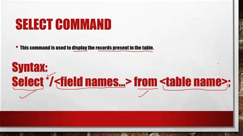 Lecture5 Mysql Revision Tour Youtube