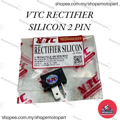 Silicone Rectifier Diode Assy 2 Pin Yamaha Y15 Y15zr Y16 Y16zr Lc