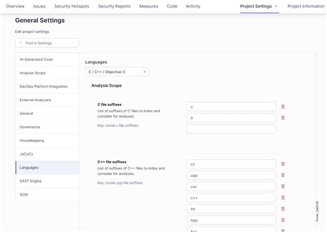 Excluding Based On File Extension Sonar Documentation