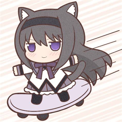 Safebooru 1girl Akemi Homura Animal Ears Black Hair Black Hairband
