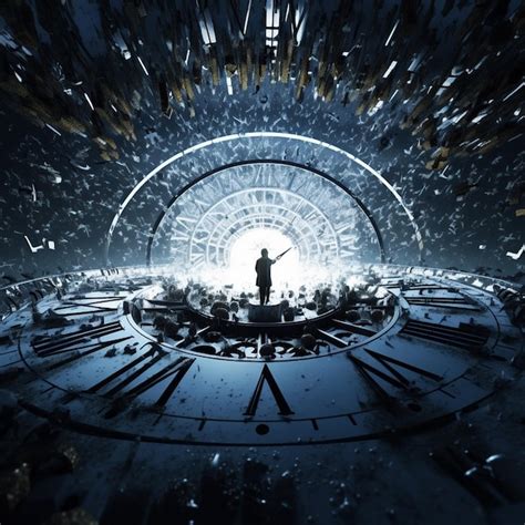 Premium Ai Image Rapidly Shifting Concept Of Time