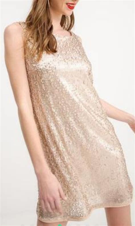Zara Rose Gold Glitter Dress Womens Fashion Dresses And Sets Evening