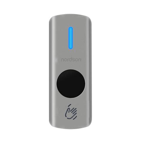 surface mount metal infrared touchless exit button