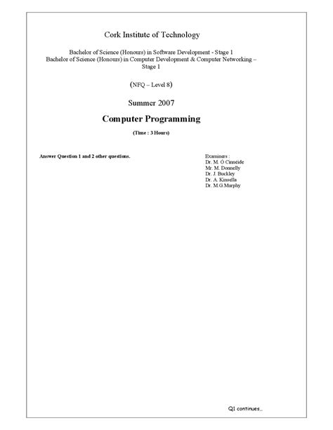 infinite loop computer programming exam exams computer