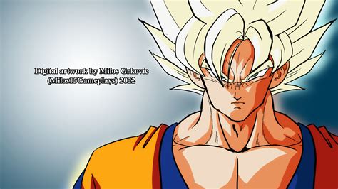 Artstation Dragon Ball Z Kai Music Album Only Goku Redraw