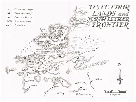 Tiste Edur Lands And North Lether Frontier Malazan Maps