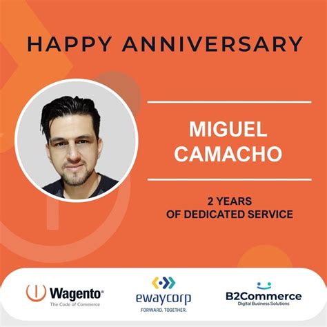 Wagento Commerce On Linkedin Happy 2nd Work Anniversary Miguel