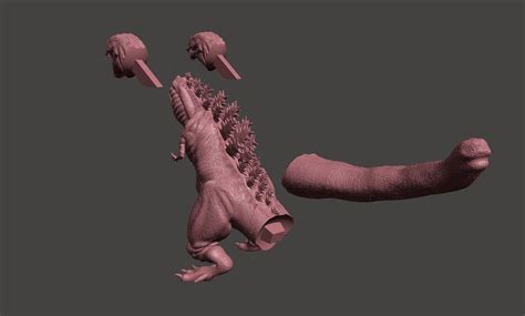 Shinagawa Kun Shin Godzilla 3rd Form Ultra Detailed Stl Kaiju G 3d Model 3d Printable Cgtrader