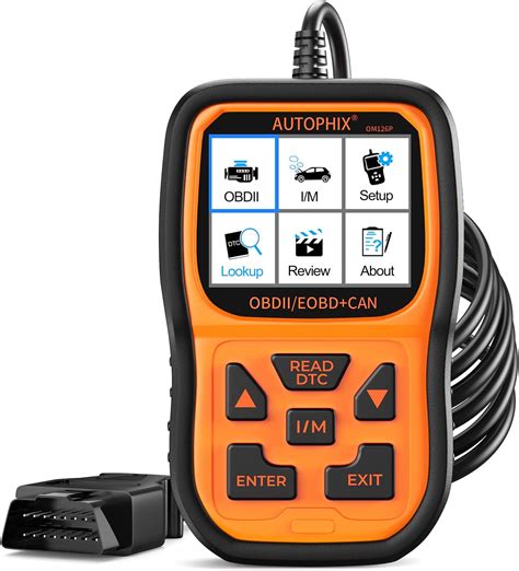 Amazon.com: AUTOPHIX OM126P+ OBD2 Scanner, Vehicle Code Reader for Check Engine Light, Car ...