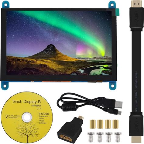 5 Inch Raspberry Pi Touchscreen 800 480 Ips Capacitive Touch Screen
