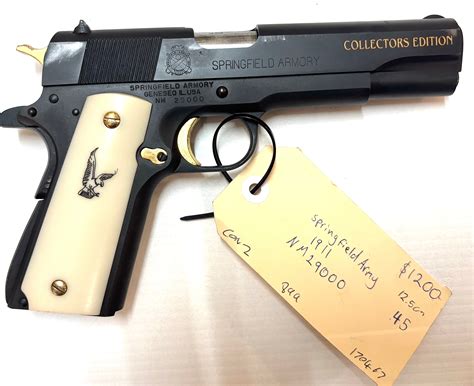 Springfield Army 1911 45 Collectors Edition Owen Guns