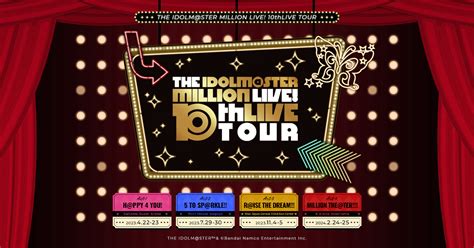 The Idolm Ster Million Live Thlive Tour The Idolm Ster Official Web