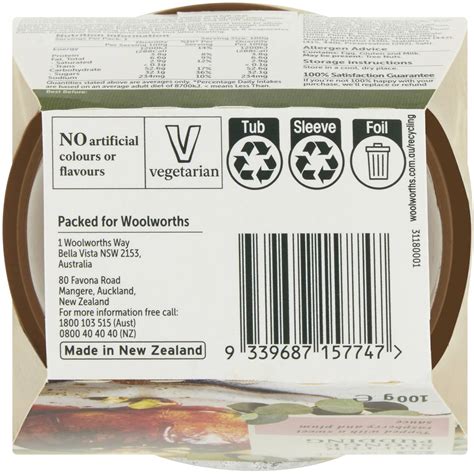 Woolworths Butter Sponge Pudding 100g Woolworths