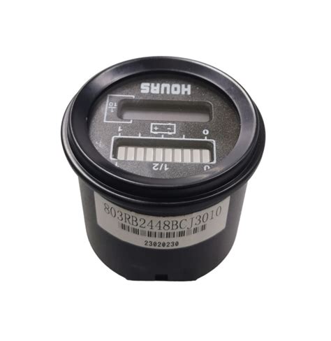 24v 48v Battery Indicator Hour Meter 803 Battery Indicator Hour Meter