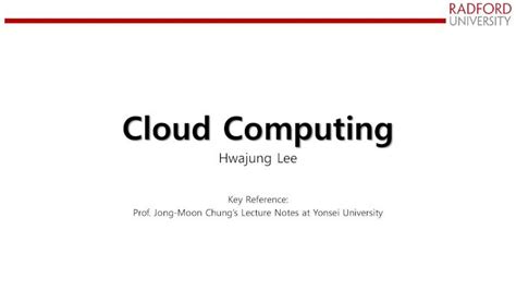 pdf cloud computing · cloud computing hwajung lee key