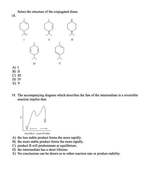 Select The Structure Of The Conjugated Diene The