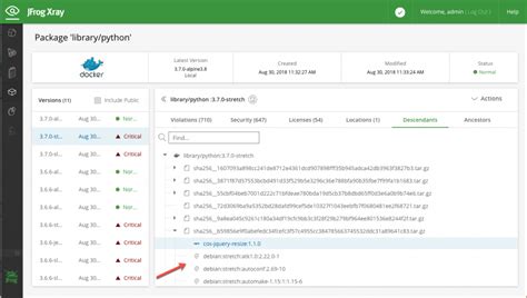 Jfrog Xray Provides Docker Image Security Scanning And Protection