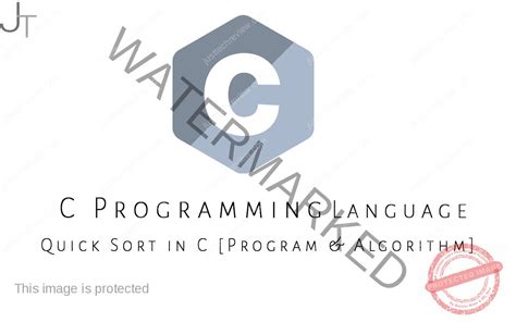 Quick Sort In C Program And Algorithm Just Tech Review