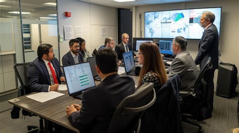 Cybersecurity Team Conducting A Simulation To Test Network Defenses Demonstrating The Proactive