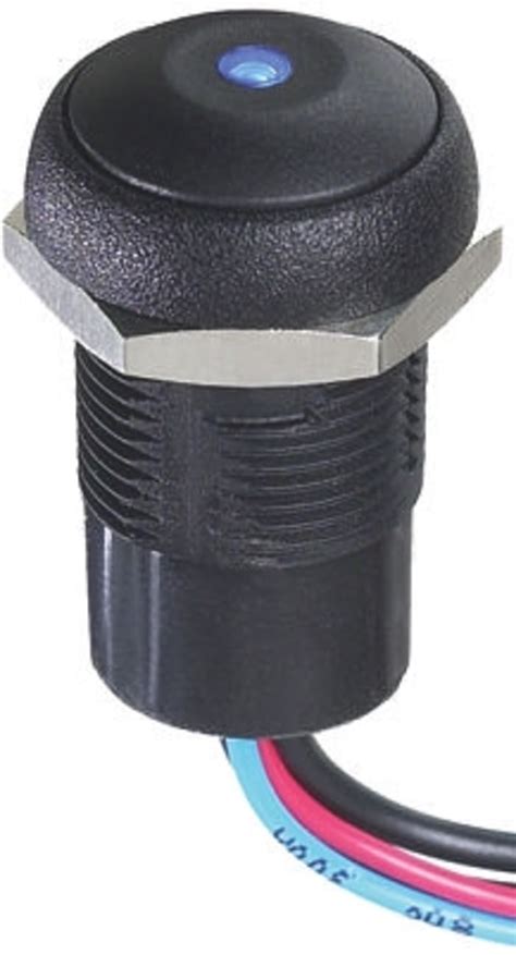 IRR3F422LOB APEM APEM Illuminated Push Button Switch Momentary Panel Mount 14 8mm Cutout