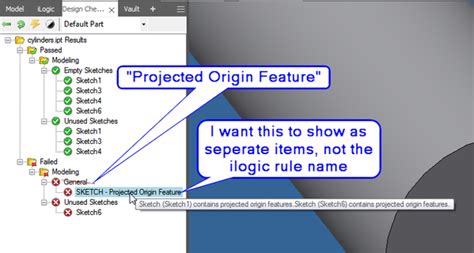 Inventor Design Checker Custom Ilogic Check On Sketches Autodesk