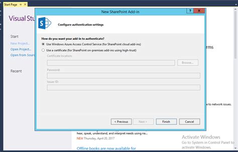 Central Administration Create High Trust For Sharepoint Add Ins In Sharepoint On Premises