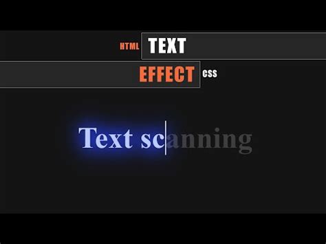 Анимация текста CSS Animation text effect CSS Animation CSS HTML YouTube