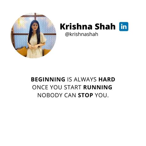 Linkdin Linkdinmarketing Wednesdaymotivation Krishna Shah