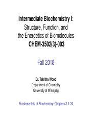 Fundamentals Of Biochemistry Biomolecule Energetics Structure Course Hero