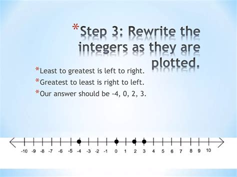 Comparing And Ordering Integers PPT
