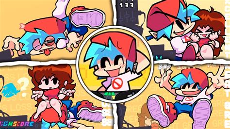 Friday Night Funkin All New Results Screen Animations 040 Youtube