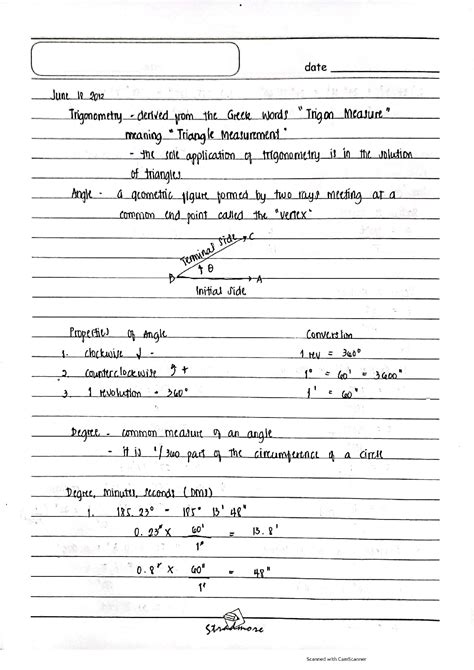 Trigonometry Complete Notes Pdf At Isabelle Odonovan Blog